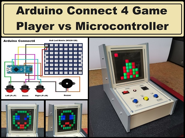 Arduino Connect4 Game- Human vs Microcontroller