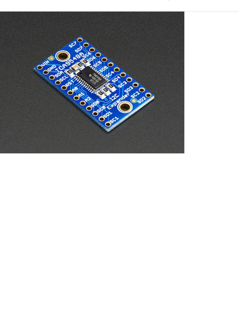 TCA9548A Guide Datasheet by Adafruit Industries LLC | Digi-Key Electronics