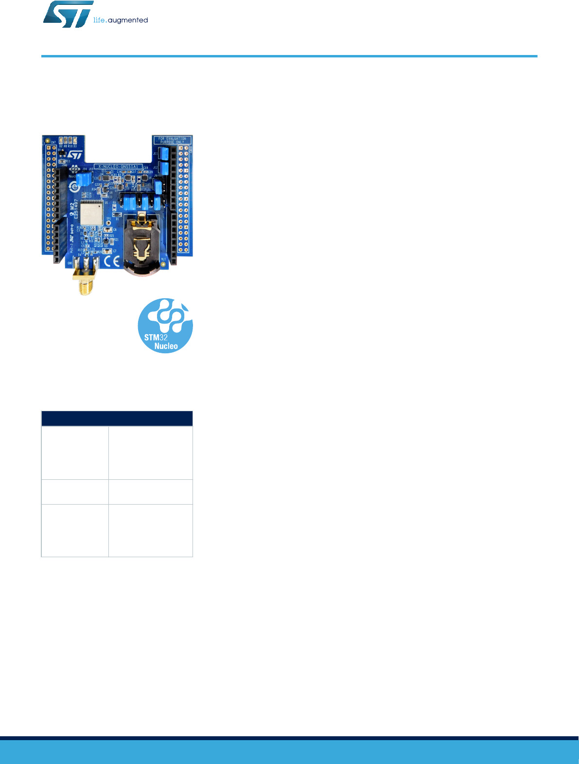 X-NUCLEO-GNSS1A1 Data Brief by STMicroelectronics Datasheet | DigiKey