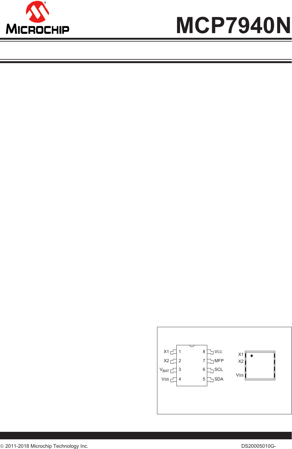 MCP7940N Datasheet by Microchip Technology | Digi-Key Electronics