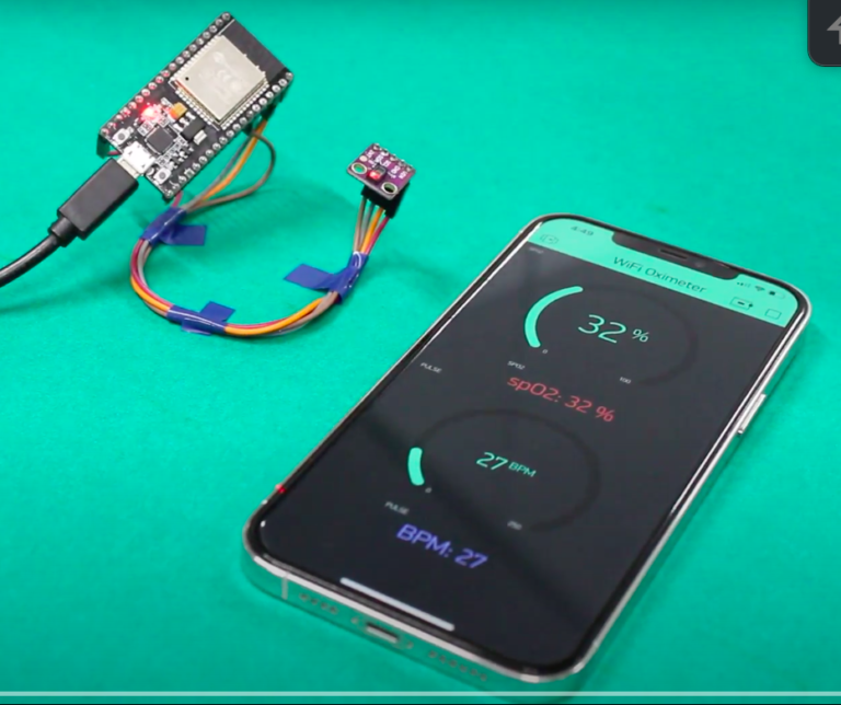 How to build a DIY WiFi Smart Oximeter using MAX30102 and Arduino ESP32