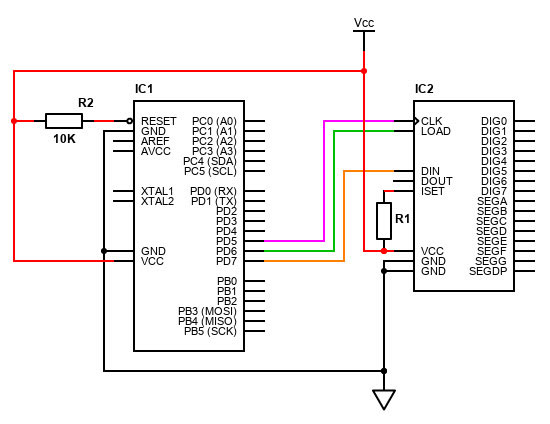 Building an Arduino-Based Spectrum Analyzer-How to Interface an LED Matrix with the MAX7219
