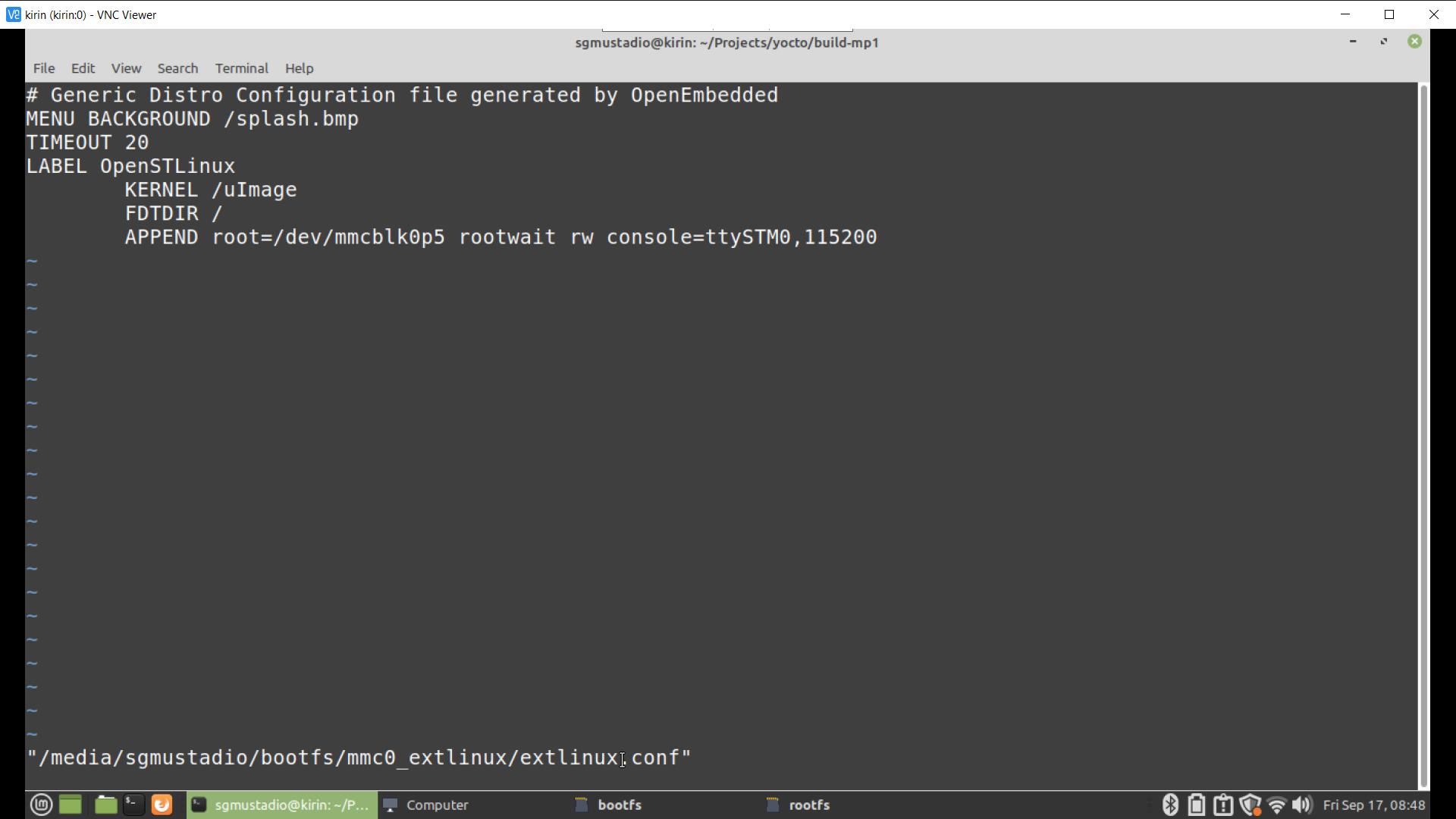 How to enable WiFi networking in the Yocto Project for a custom Linux image for the STM32MP157D-DK1